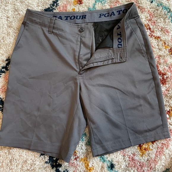 PGA Tour | Shorts | Pga Gray Golf Shorts Size Mens 32 | Poshmark